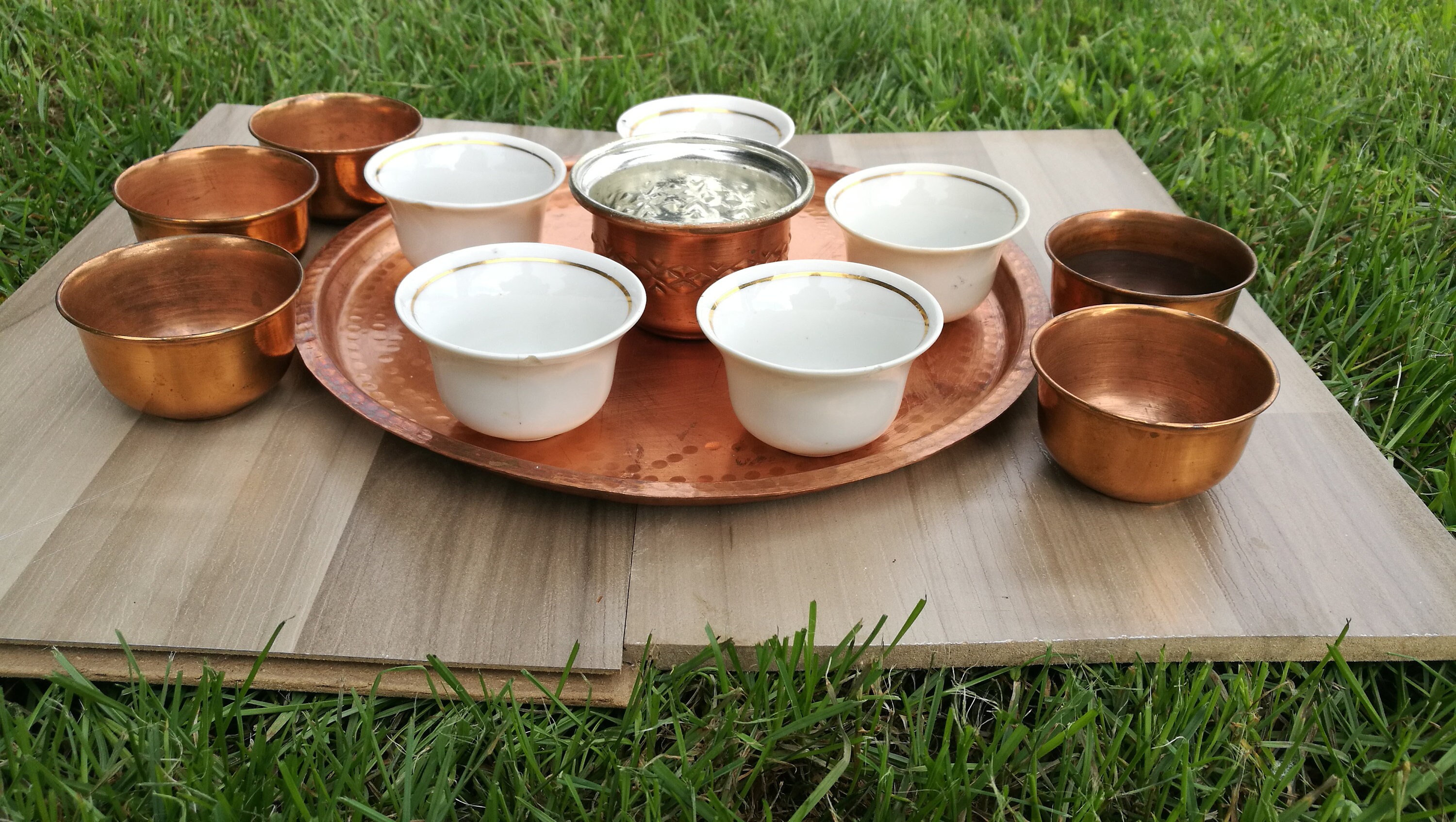Copper Tea Set /copper Coffee Set for 6 People /vintage Copper - Etsy