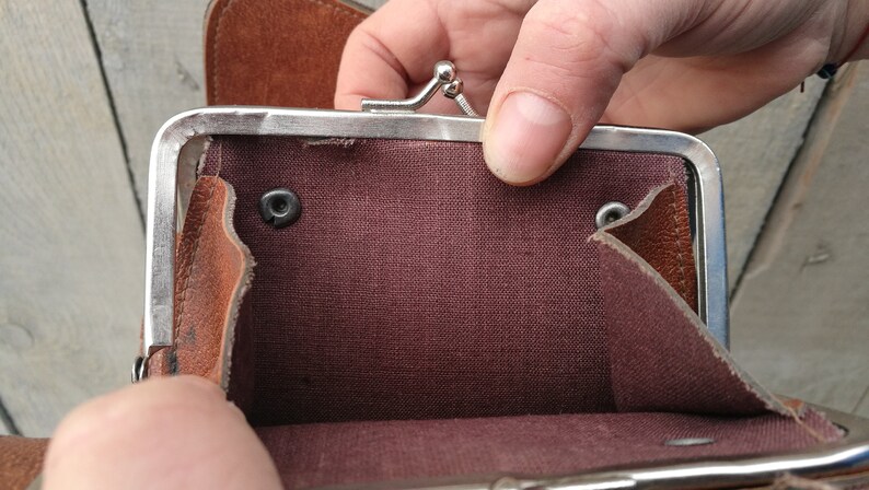 Brown Leatherette Bag /leatheretter Bag /shoulder Bag - Etsy