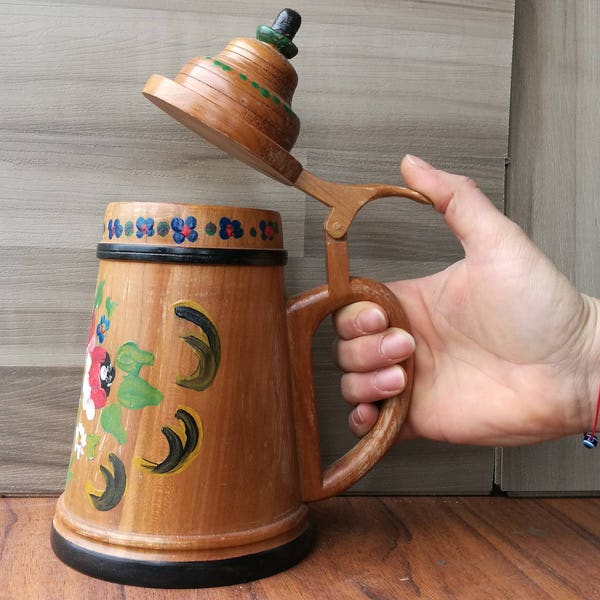 Wooden Jug - Etsy