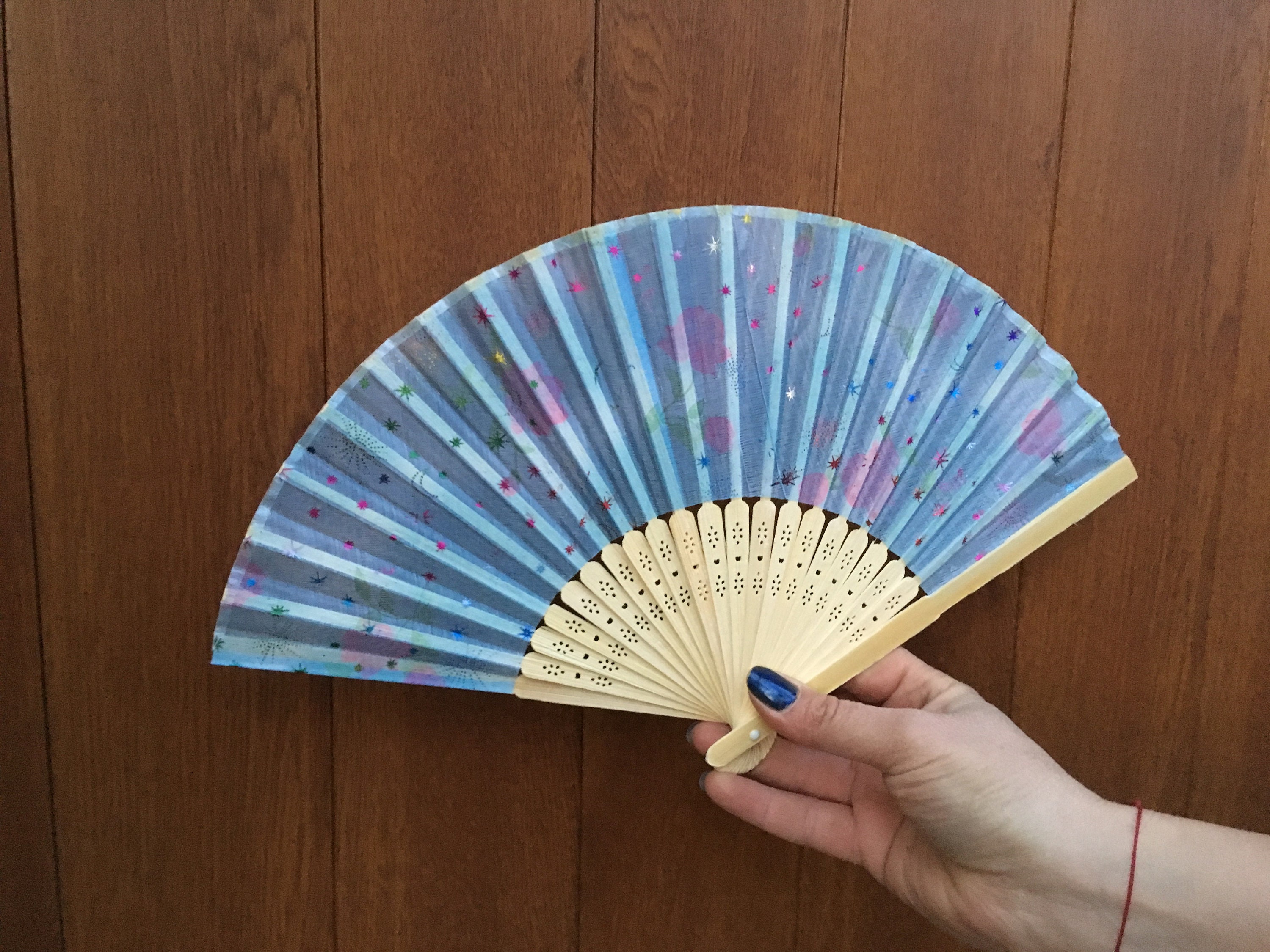 Wooden Fan / Oriental Decor / Oriental Folding Fan / Carved Wood Fan ...