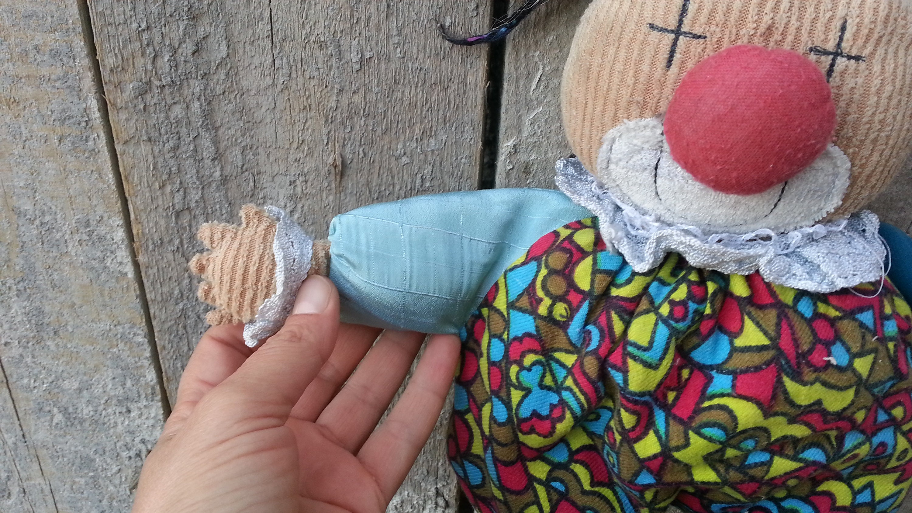 An Old Rag Doll / Handmade Doll /circus Clown /clown Toy / - Etsy