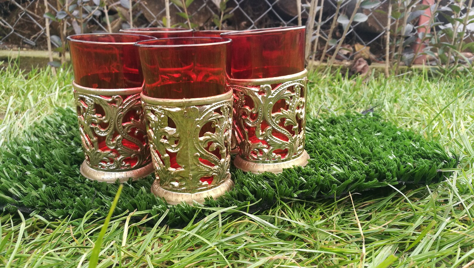 Set of 5 Cups / Tea Cups / Coffee Cups / Cups for Hot Drinks/cups With ...
