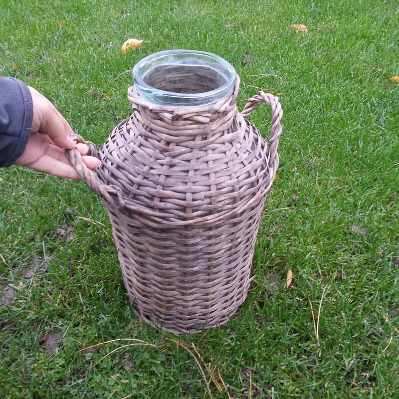 Wicker Jug - Etsy
