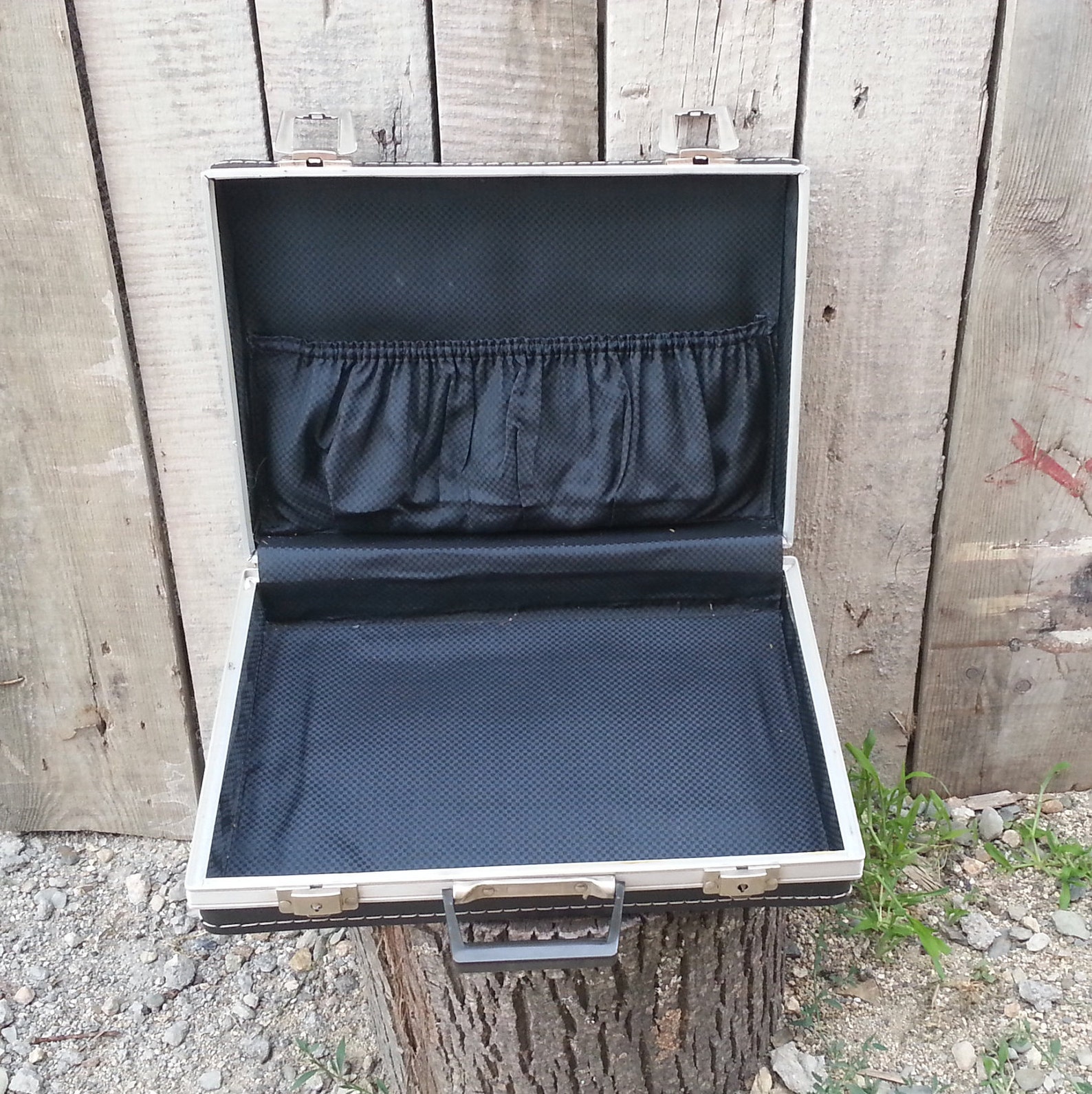 Vintage Document Case /black Suitcase for Documents /retro Suitcase ...
