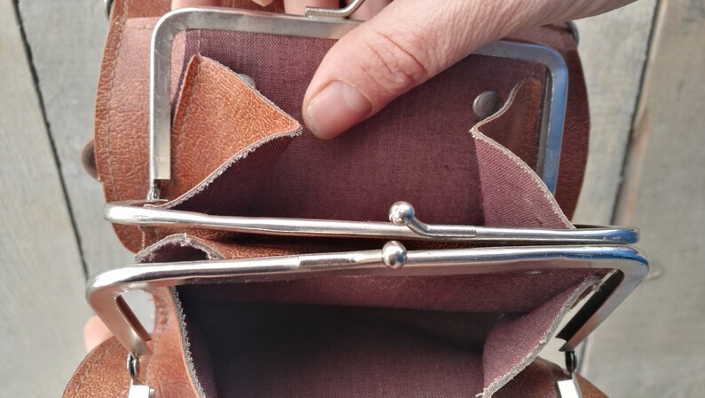 Brown Leatherette Bag /leatheretter Bag /shoulder Bag /handmade ...