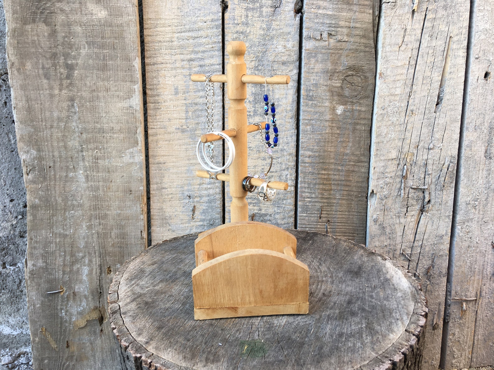 Wooden Jewelry Stand /bracelet Display Stand /vintage Stand /jewelry ...