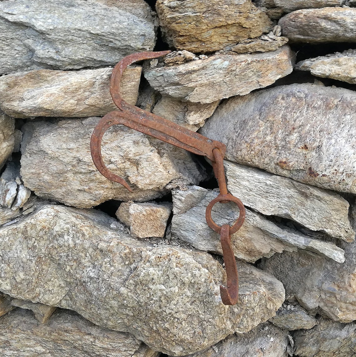 Hand Forged Hook / Iron Hook / Antique Hook / Wrought Iron | Etsy