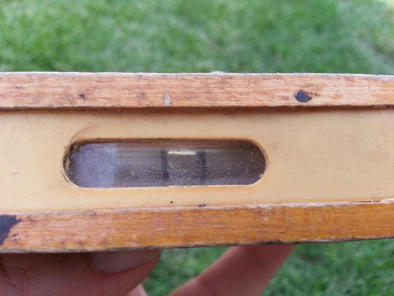 Vintage Wooden level / Antique Tool /Primitive Wooden Level | Etsy