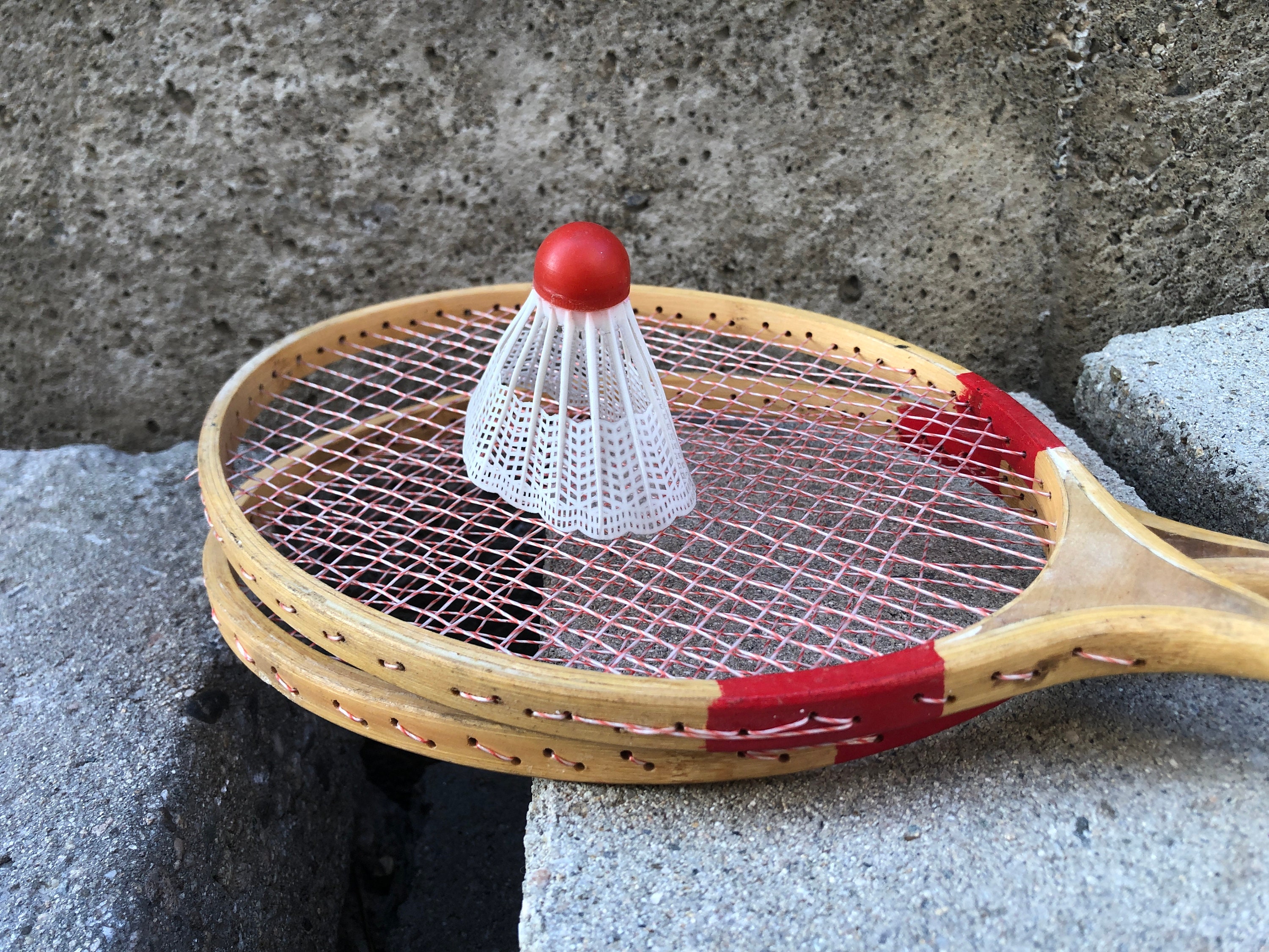 Badminton Rackets /wooden Sticks /home Decor /gift Idea /kids - Etsy
