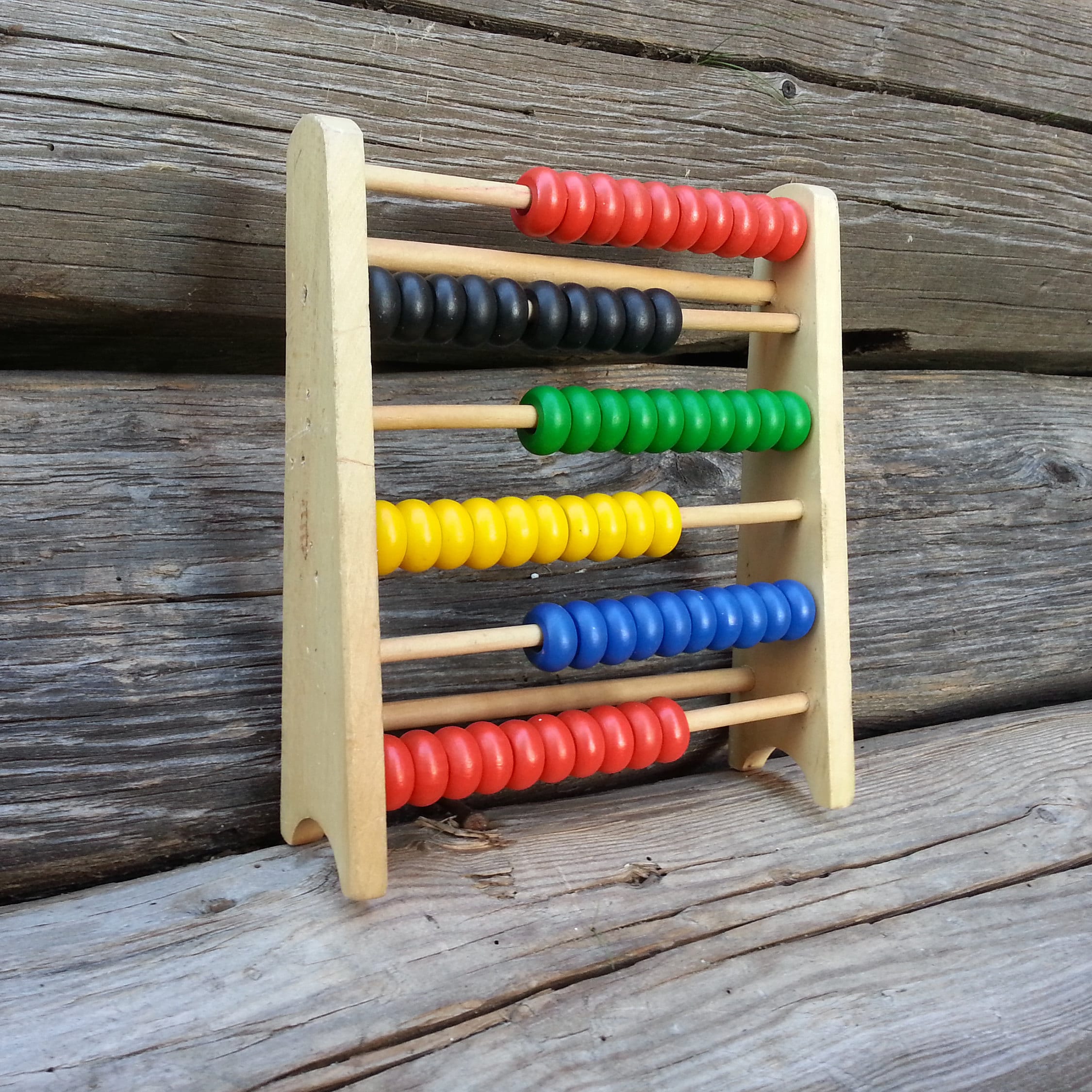 Vintage Wood Abacus / Vintage Calculator / Vintage Abacus / Wood Home ...
