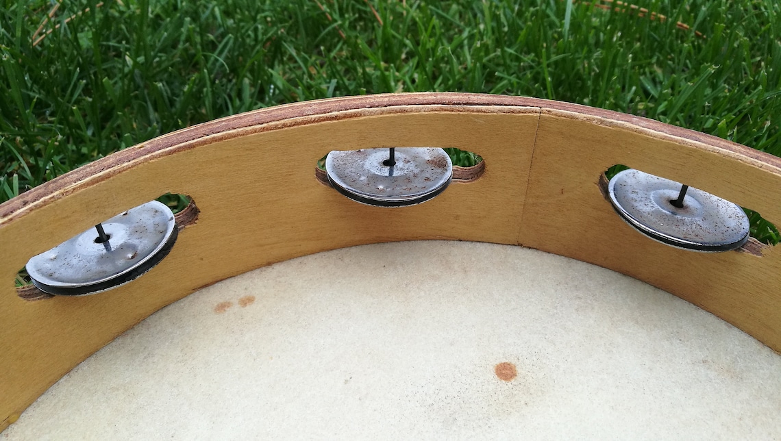 Vintage Tambourine /historic Old Time Music /authentic Vintage - Etsy