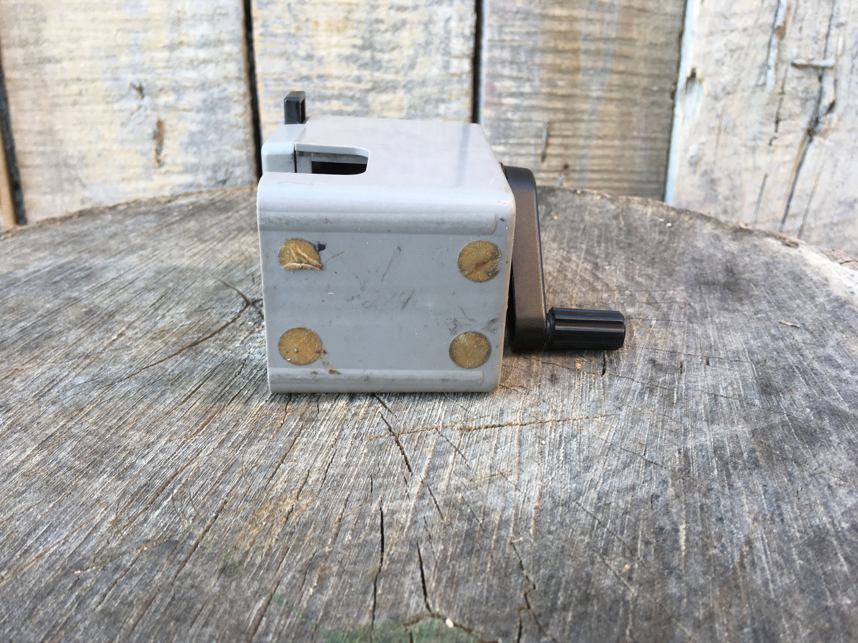 Old Pencil Sharpener / Table Top Pencil Sharpener / Vintage Sharpener ...