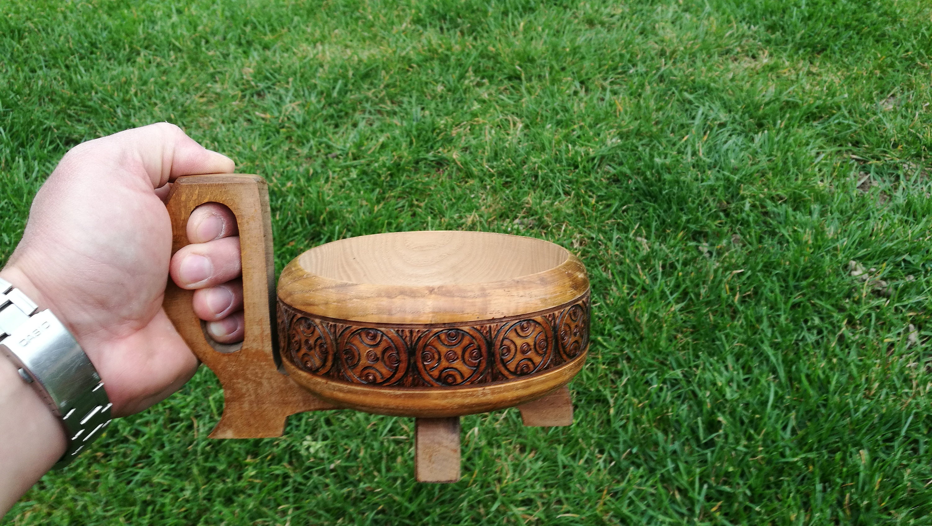 Wood Cup Holder / Rustic Wooden Decor / Wooden Kitchenware / - Etsy