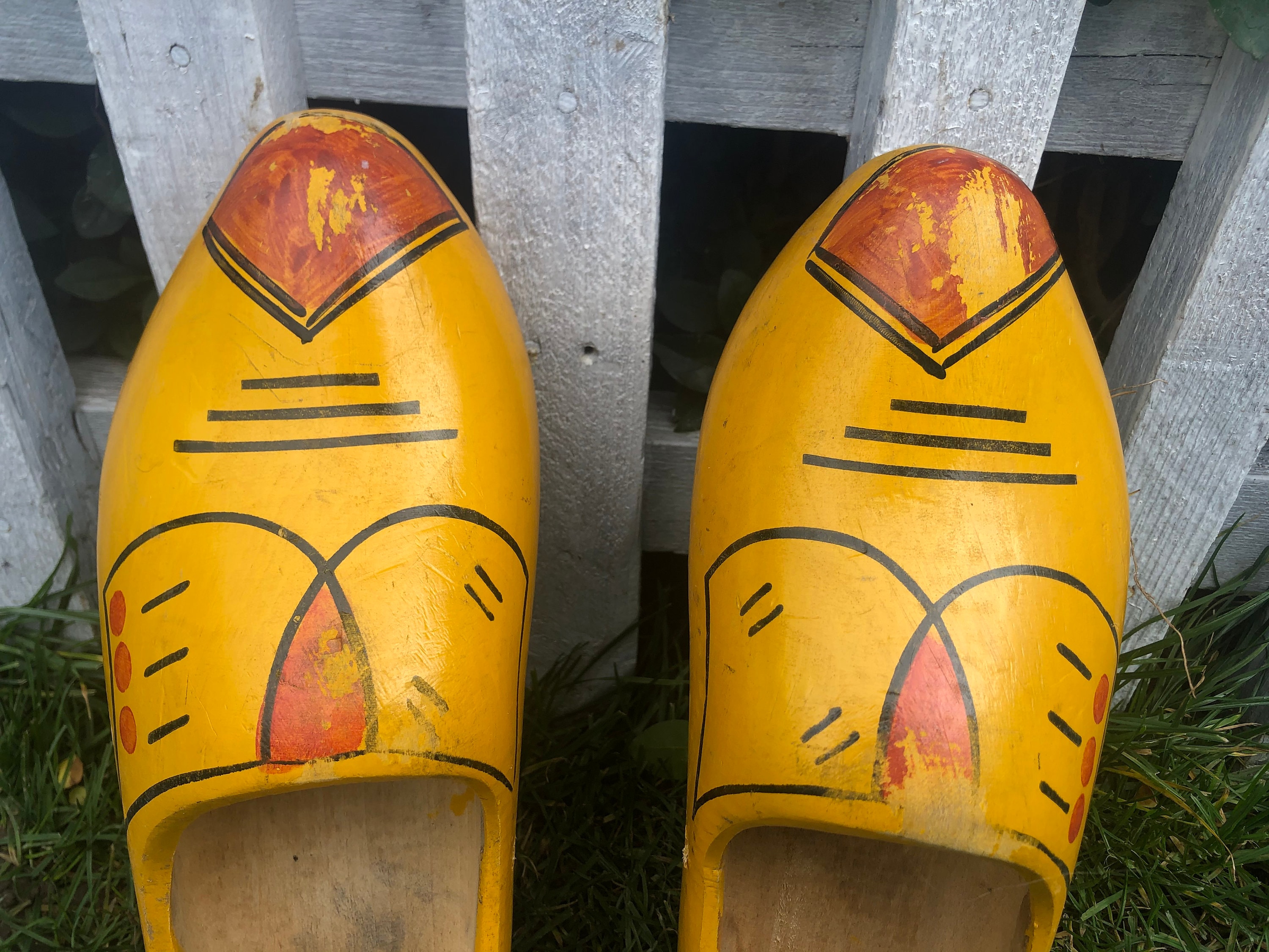 Vintage Scandinavian Wooden Clogs / Vintage Shoes / Hand Carved Shoes ...