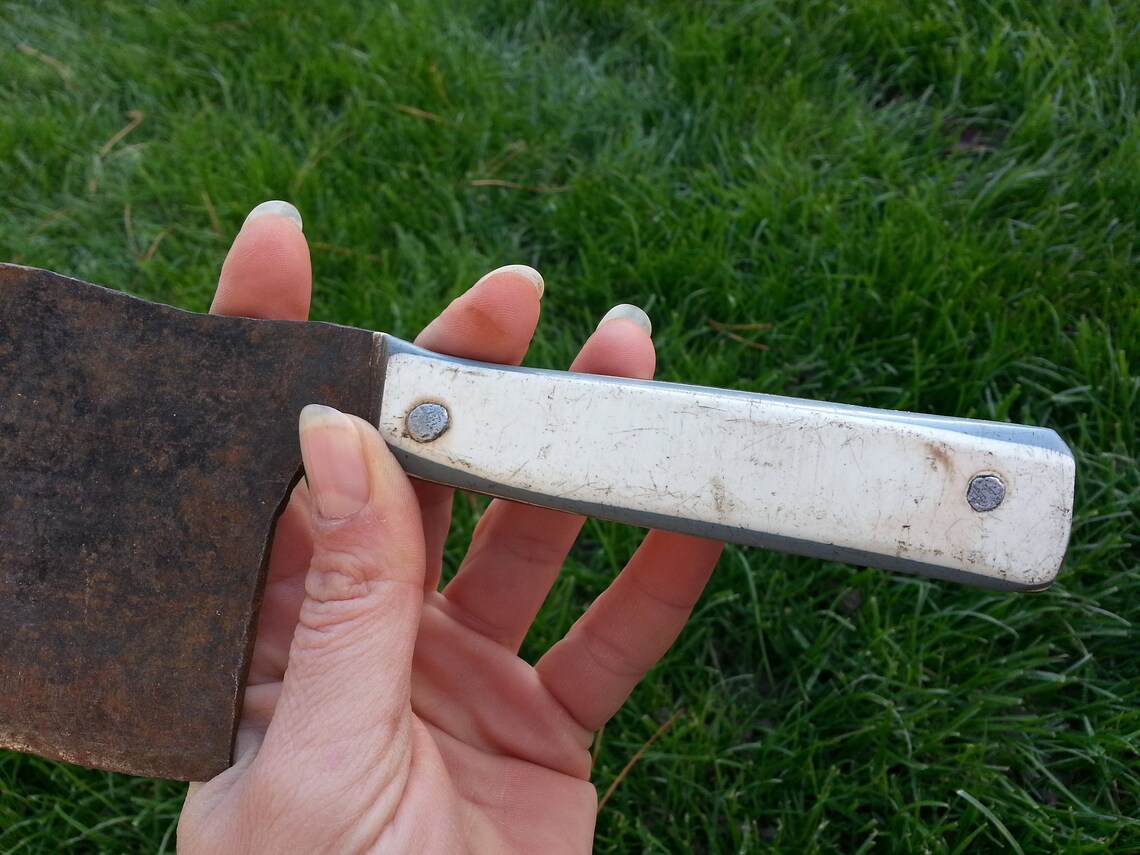 Vintage cleaver / Meat cleaver / Meat knife / Big knife / | Etsy