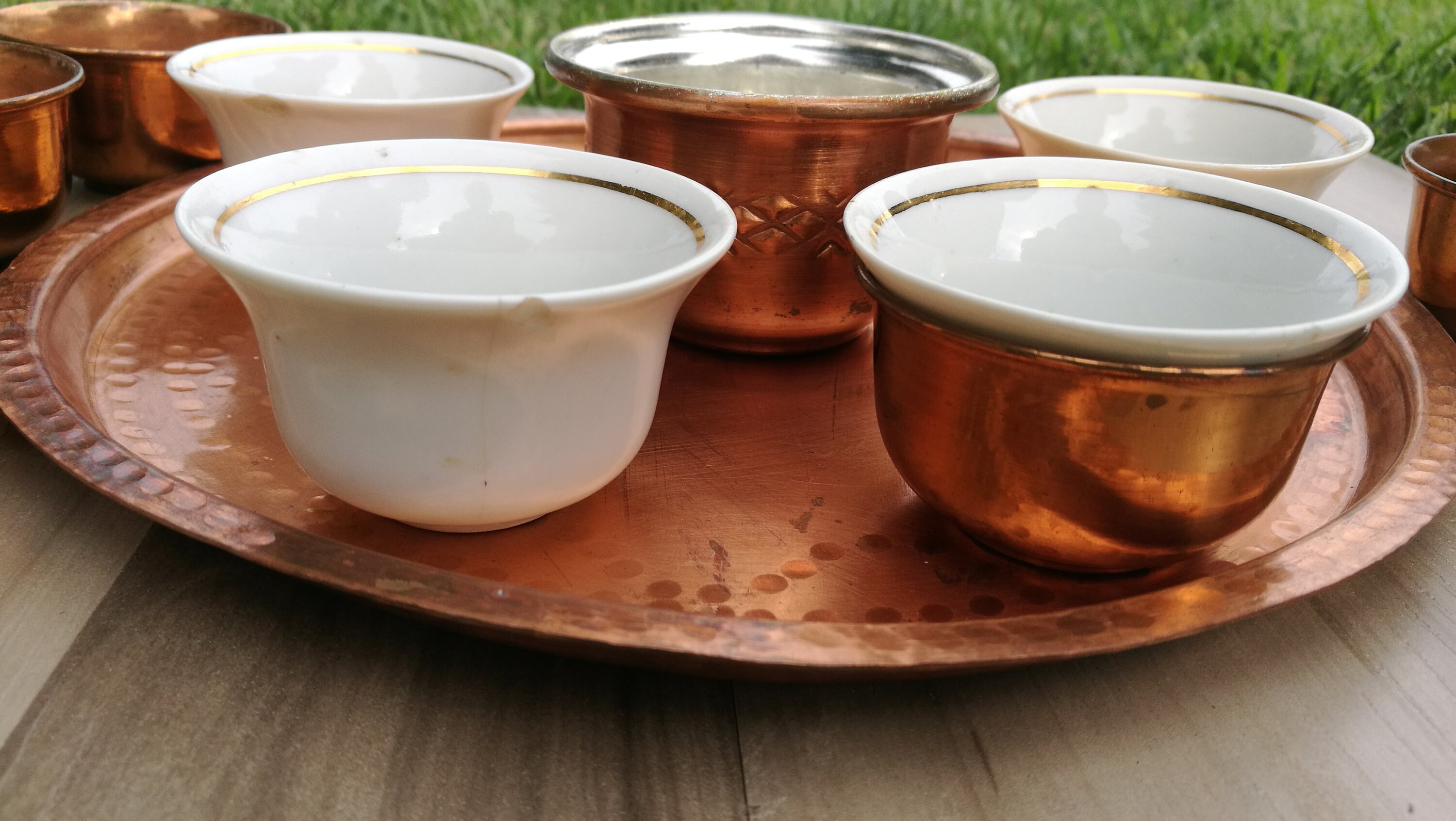 Copper Tea Set /copper Coffee Set for 6 People /vintage Copper - Etsy