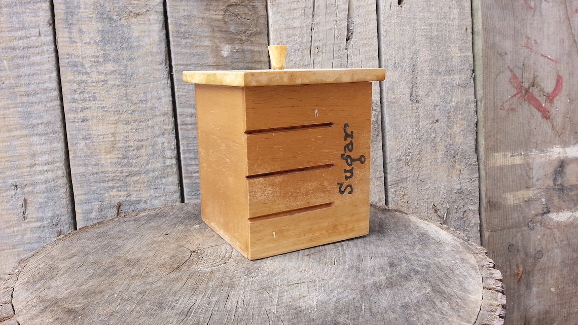 Sugar Box / Storage box / Vintage box / Candy box /Old box | Etsy