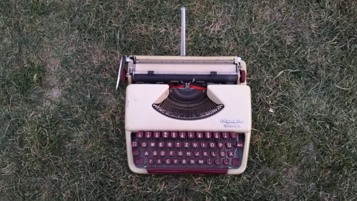 Writing Machine Olympia / German Typewriter Olympia / Home - Etsy