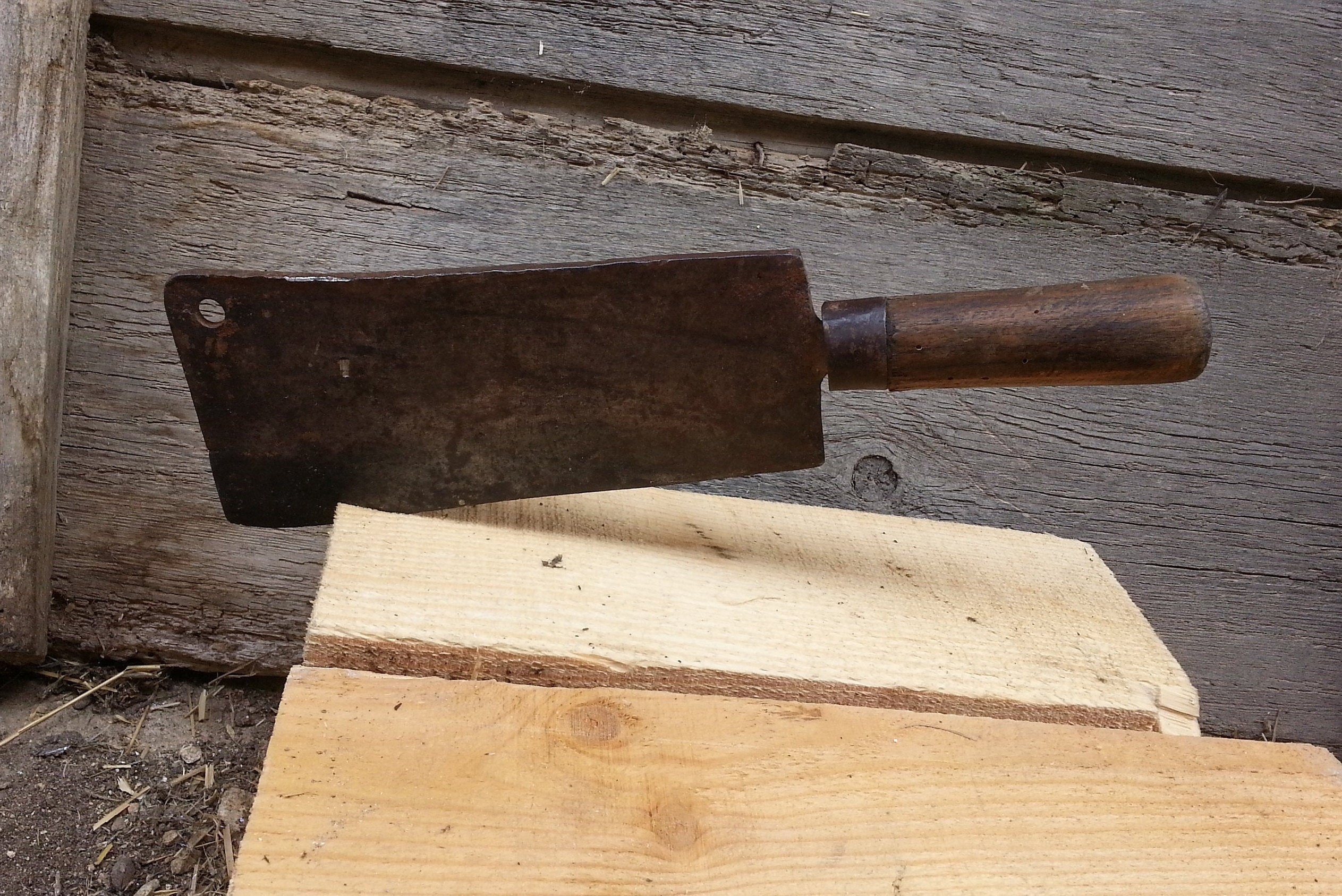 Vintage Cleaver / Meat Cleaver / Meat Knife / Big Knife / - Etsy
