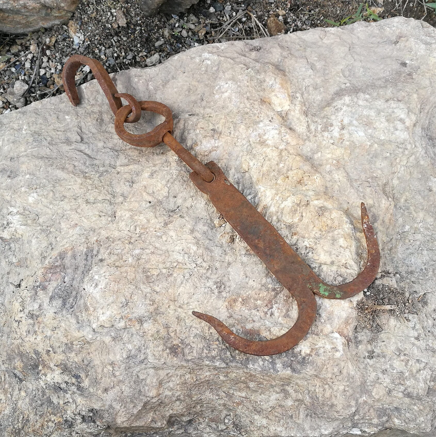 Hand Forged Hook / Iron Hook / Antique Hook / Wrought Iron - Etsy