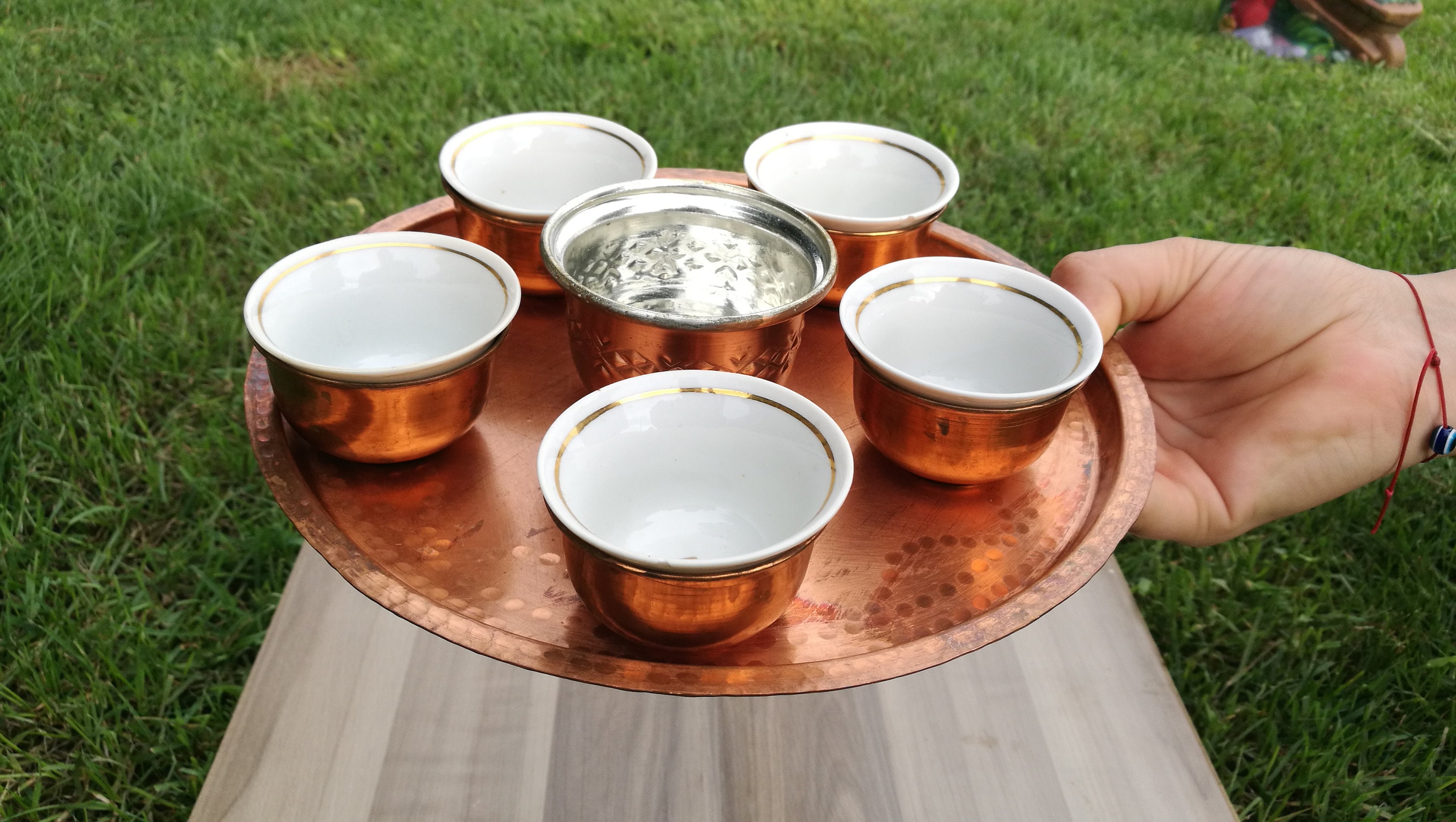 Copper tea set /Copper coffee set for 6 people /Vintage copper | Etsy