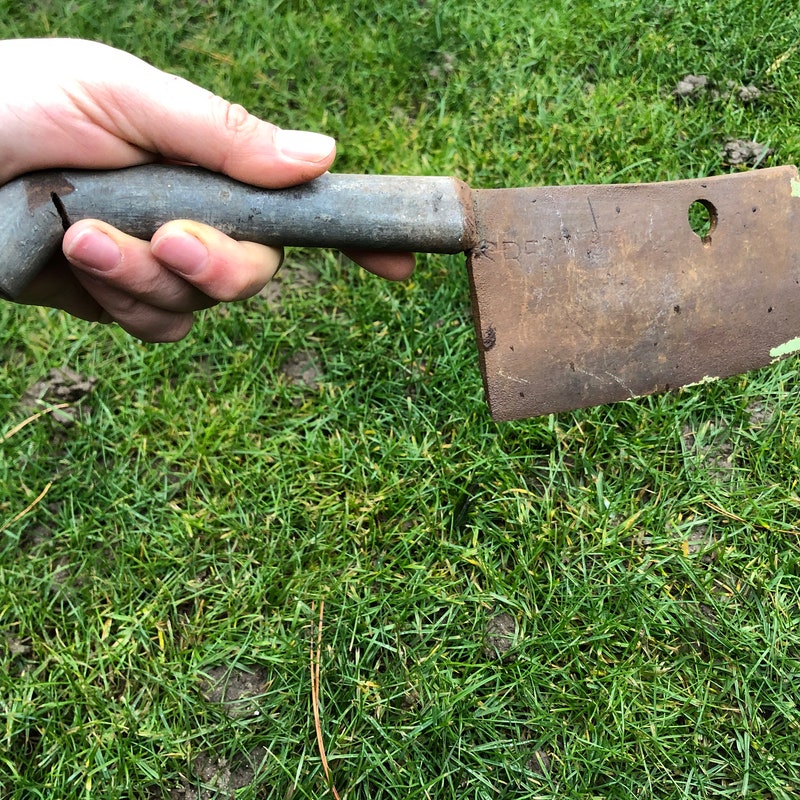 Big Old Butcher Cleaver - Etsy