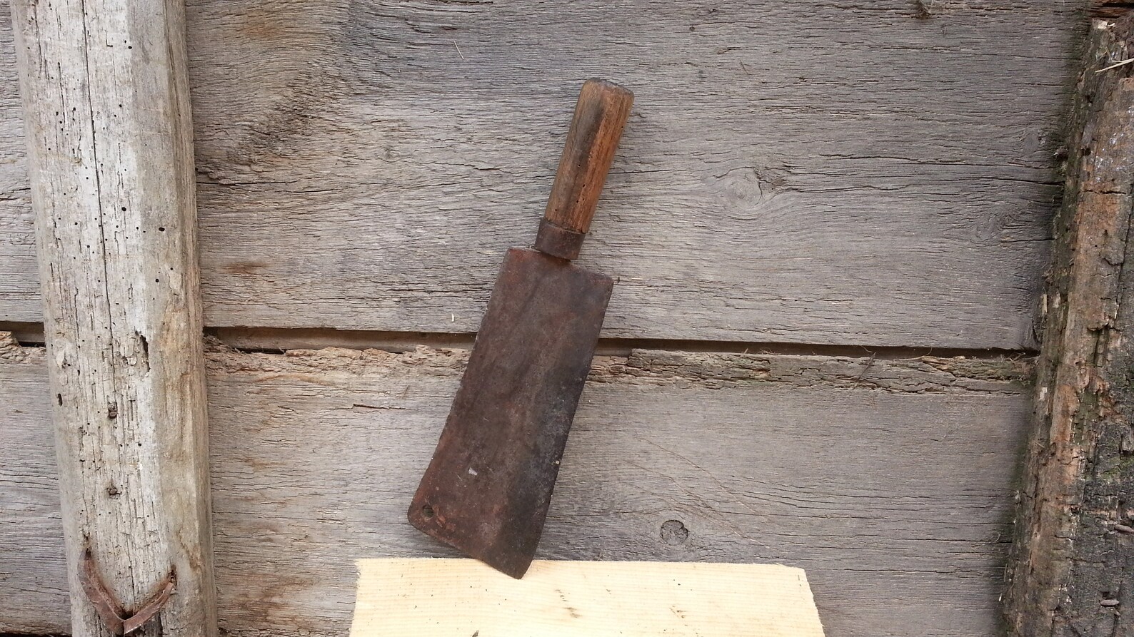 Vintage Cleaver / Meat Cleaver / Meat Knife / Big Knife / Antique Meat ...
