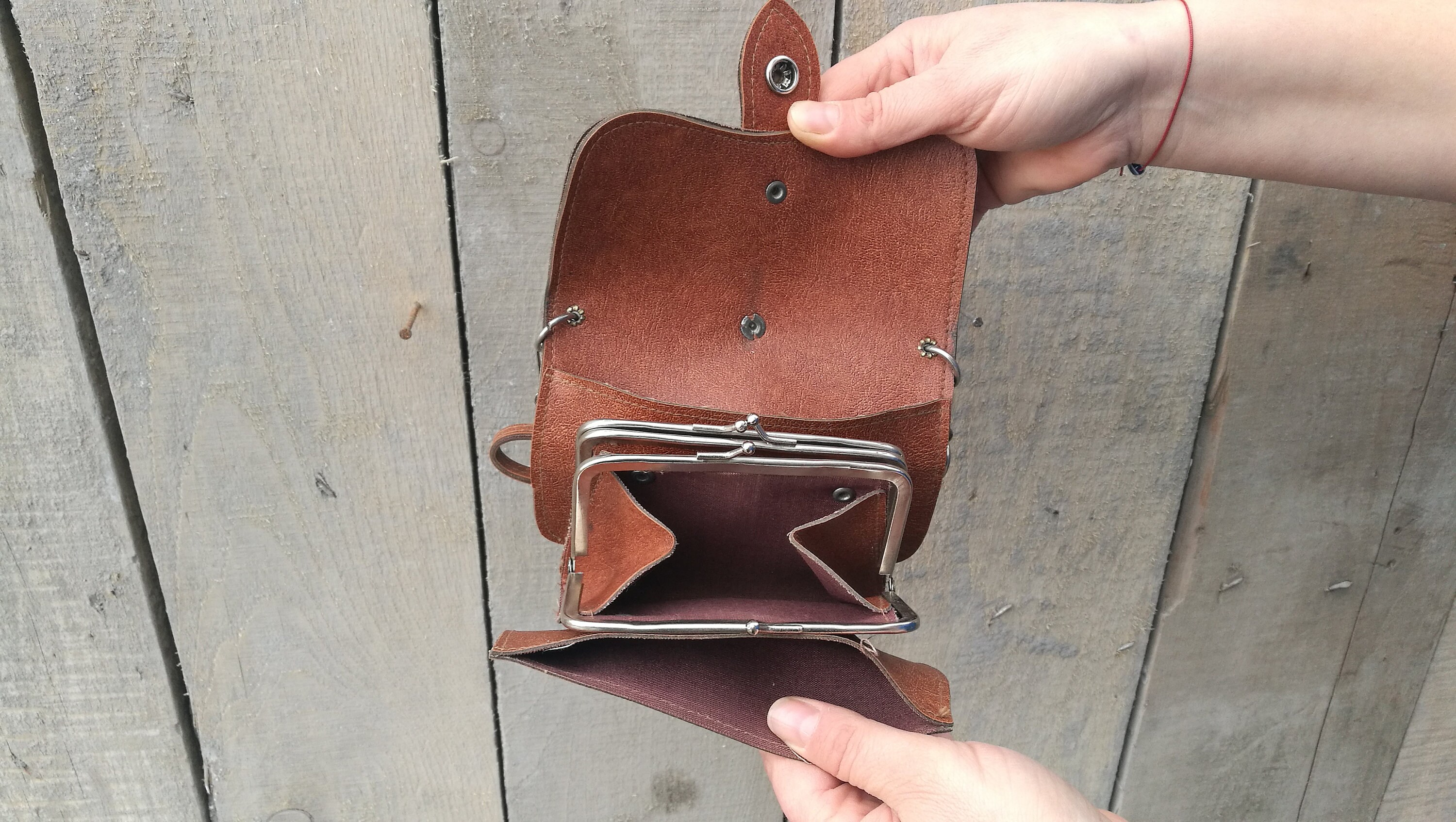 Brown Leatherette Bag /leatheretter Bag /shoulder Bag /handmade ...