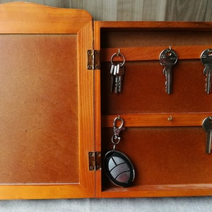 Wooden Key Box / Art Box / Home Decor / Key Holder / Key Storage /key ...