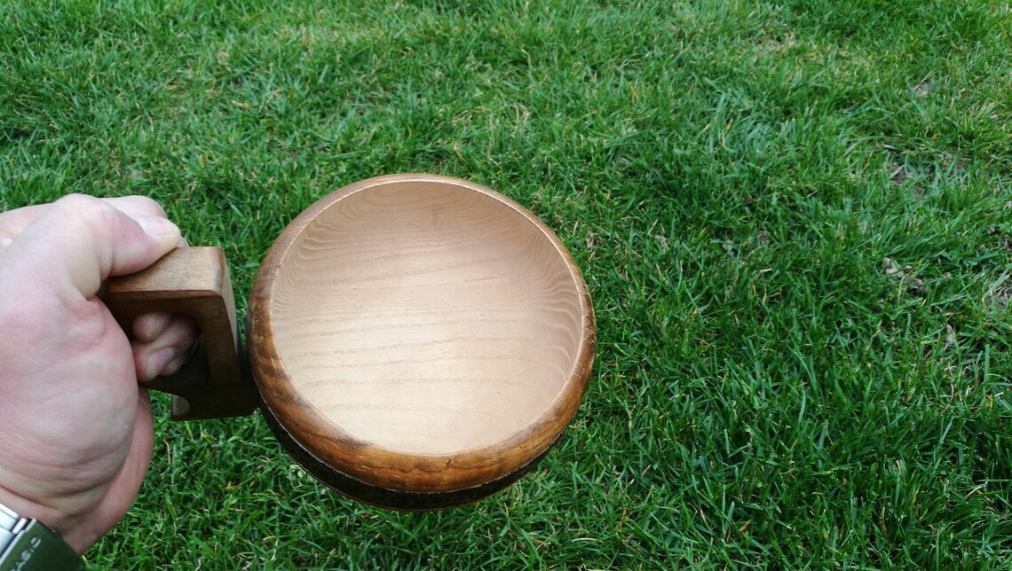 Wood Cup Holder / Rustic Wooden Decor / Wooden Kitchenware / - Etsy