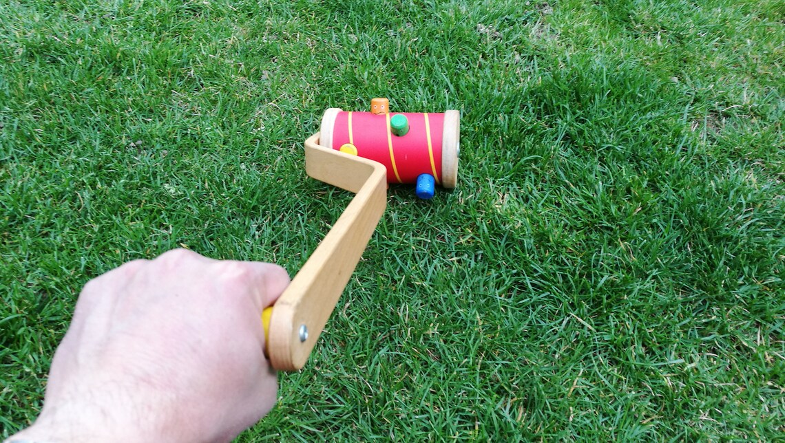 Vintage Toy / Pushing Toy / Wooden Push Toy / Gift for 1 to 5 - Etsy