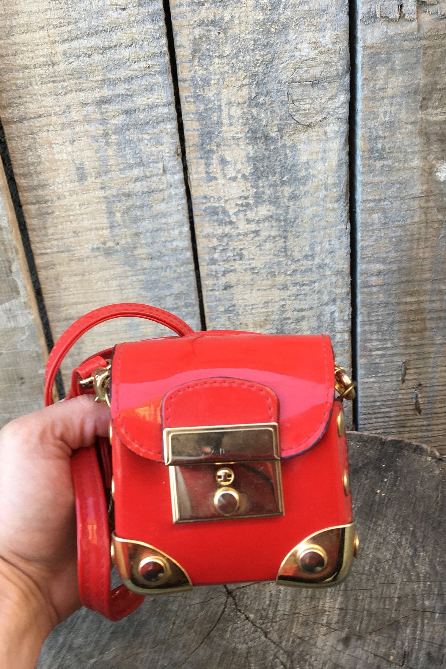 Red Leatherette Bag /leatheretter Bag /shoulder Bag /handmade - Etsy
