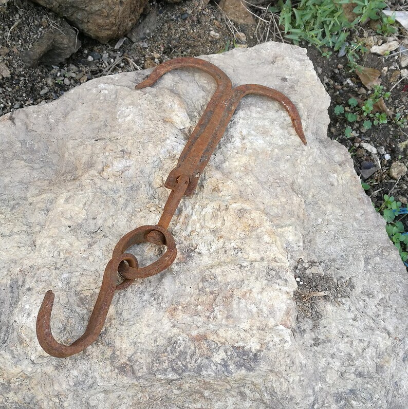 Hand Forged Hook / Iron Hook / Antique Hook / Wrought Iron | Etsy