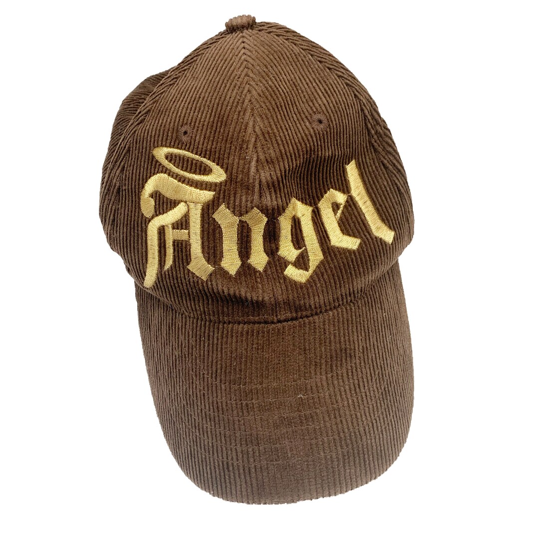 Y2K Dsquared2 Angel Cap in Brown Corduroy - Etsy