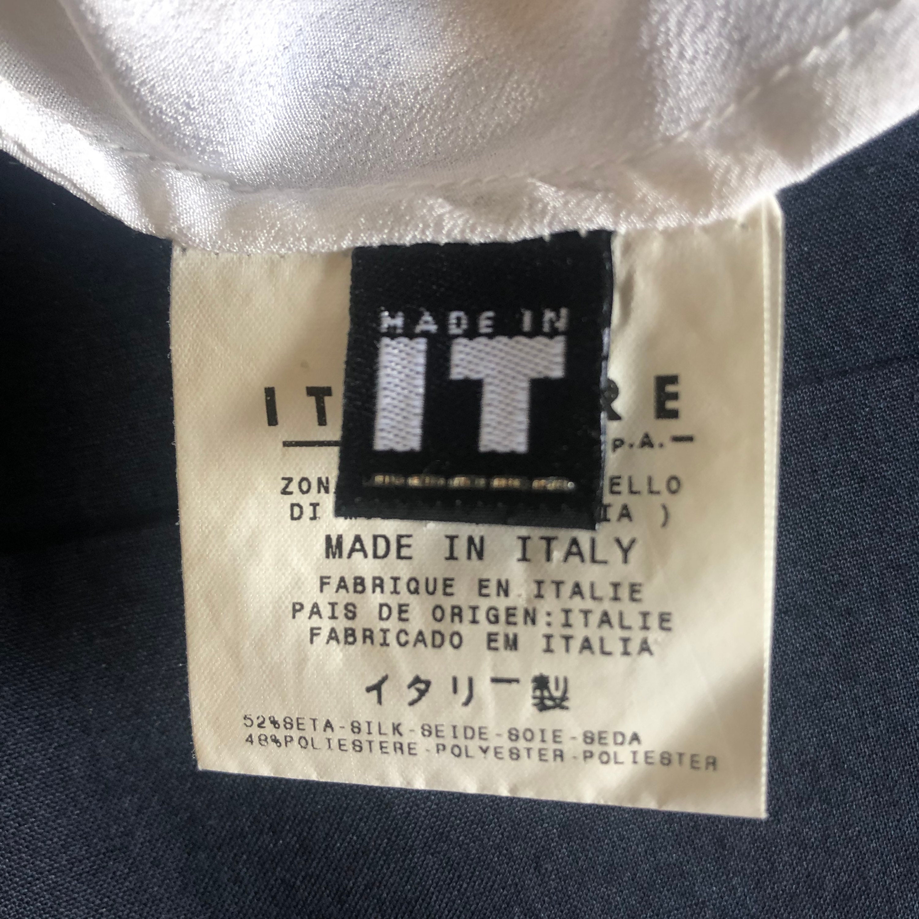 SS 1999 Versus by Gianni Versace Slip Ivory Mini Dress, Pixelated Print ...