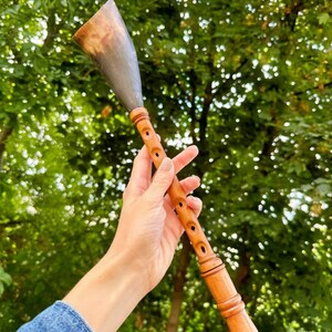 The Slavonic Shawm / Zhaleika / Hornpipe/ Woodwind Medieval Instrument ...