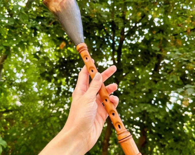The Slavonic Shawm / Zhaleika / Hornpipe/ Woodwind Medieval Instrument ...