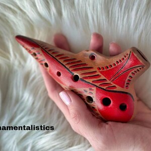 The Okarina / Ceramic Clay Musical Instruments / Ocarina / Natural ...