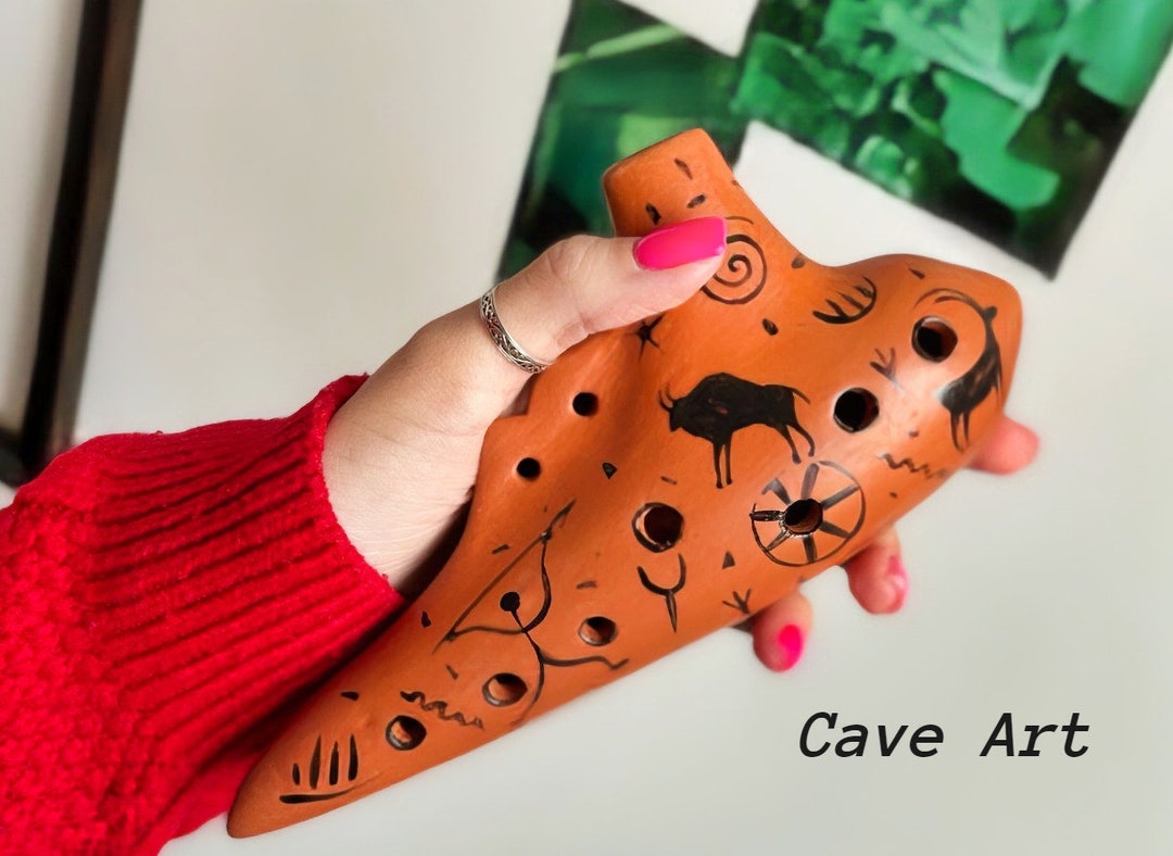 The Okarina / Ceramic Clay Musical Instruments / Ocarina / Natural ...