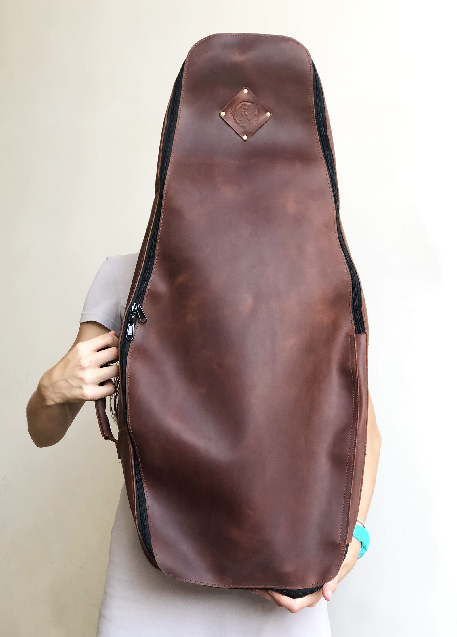 Hurdy-Gurdy CASE / Gurdy Protective Case / Genuine Leather | Etsy