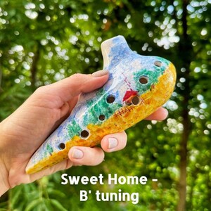 The Okarina / Ceramic Clay Musical Instruments / Ocarina / Natural ...