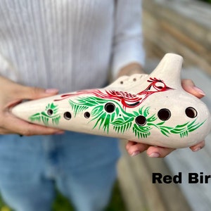 The Okarina / Ceramic Clay Musical Instruments / Ocarina / Natural ...