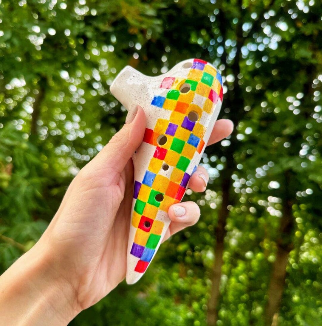 The Okarina / Ceramic Clay Musical Instruments / Ocarina / Natural ...