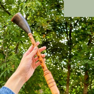 The Slavonic Shawm / Zhaleika / Hornpipe/ Woodwind Medieval Instrument ...