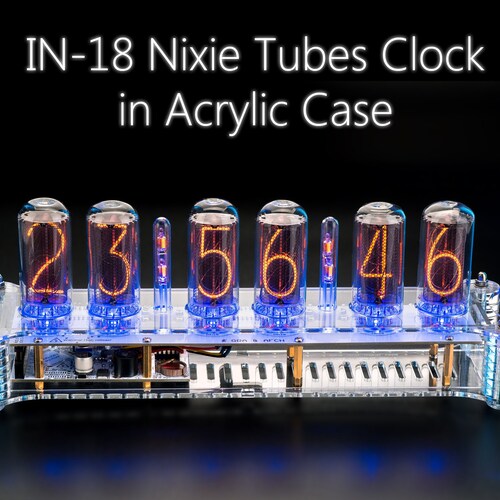 Nixie Tubes Clock IN-14 Arduino Shield arduino GPS Temp. | Etsy