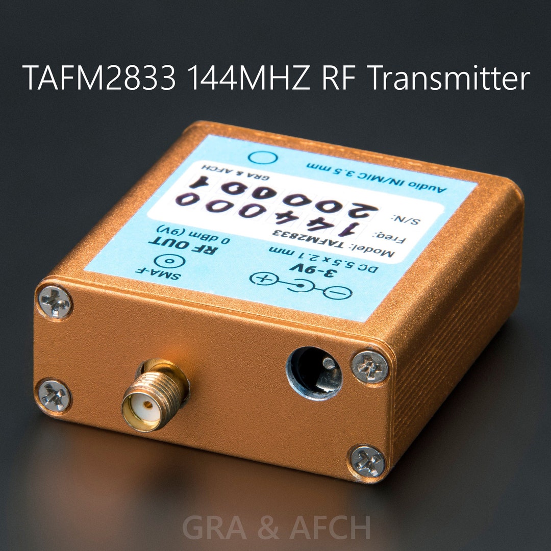 TAFM2833 144 Mhz RF Transmitter in Compact Alluminum Case - Etsy