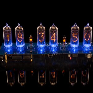 Nixie Tubes Clock IN-14 Arduino Shield arduino GPS Temp. - Etsy