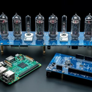 Nixie Tube Clock IN-14 Raspberry Pi Hat and Shield for Boyfriend ...