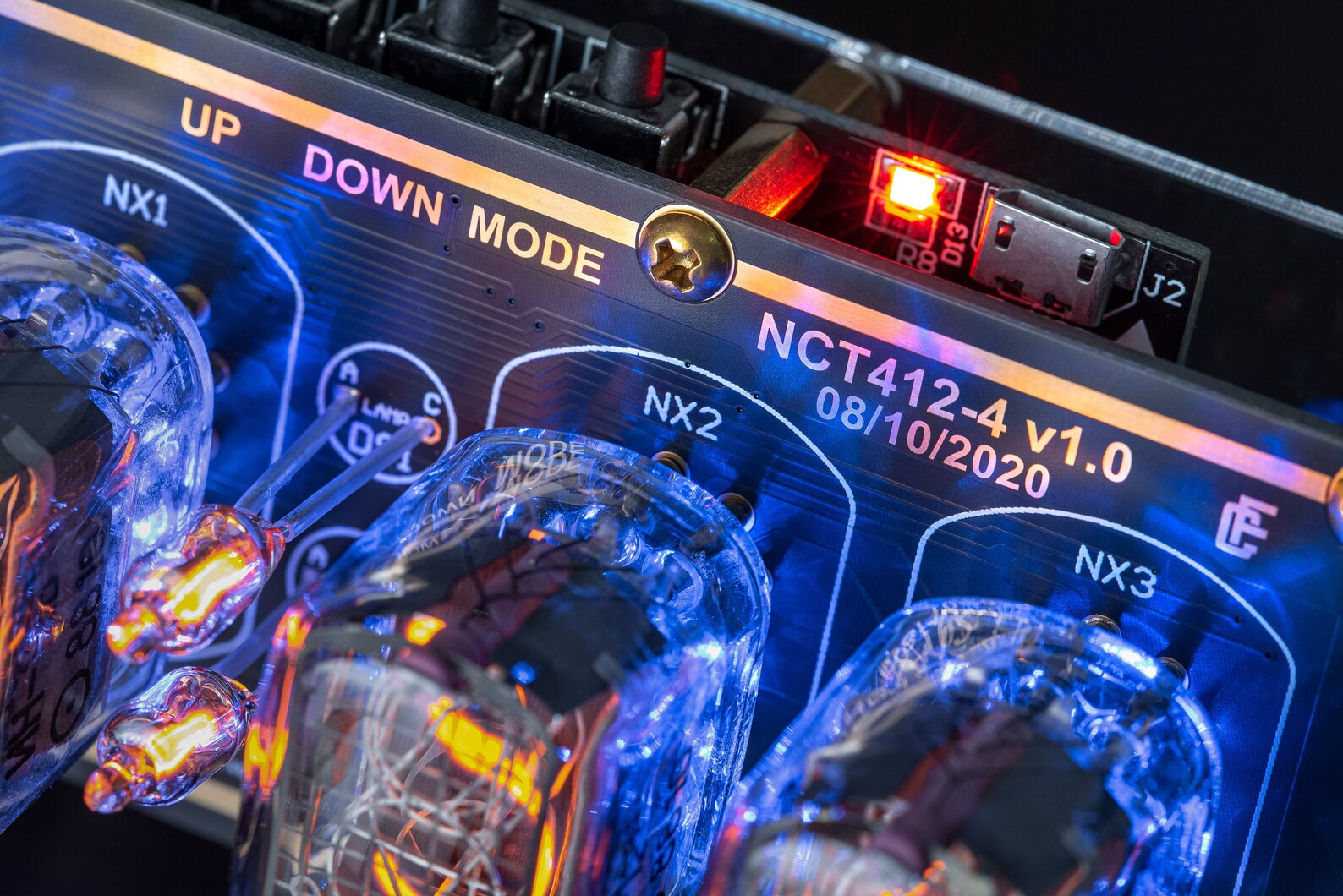 DIY KIT IN-12 Nixie Tube Clock Acrylic Stand [sockets] [tubes Power ...