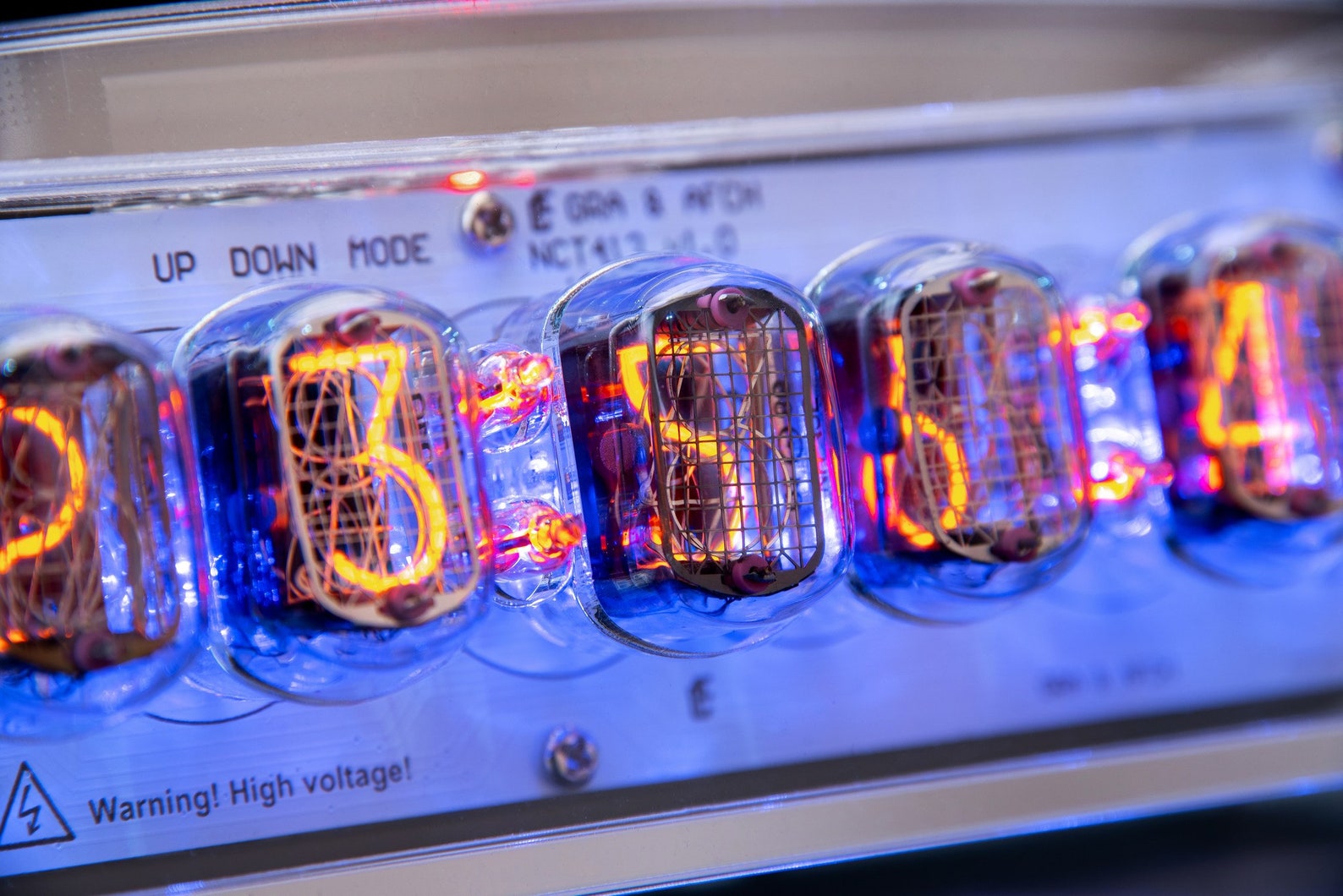 Nixie Tubes Clock IN-12 in Acrylic Case arduino Compatible | Etsy